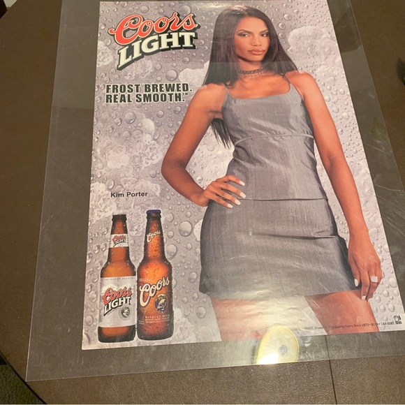 Coors Light | Other | 999 Vintage Coors Light Beer Model Girl Rare ...